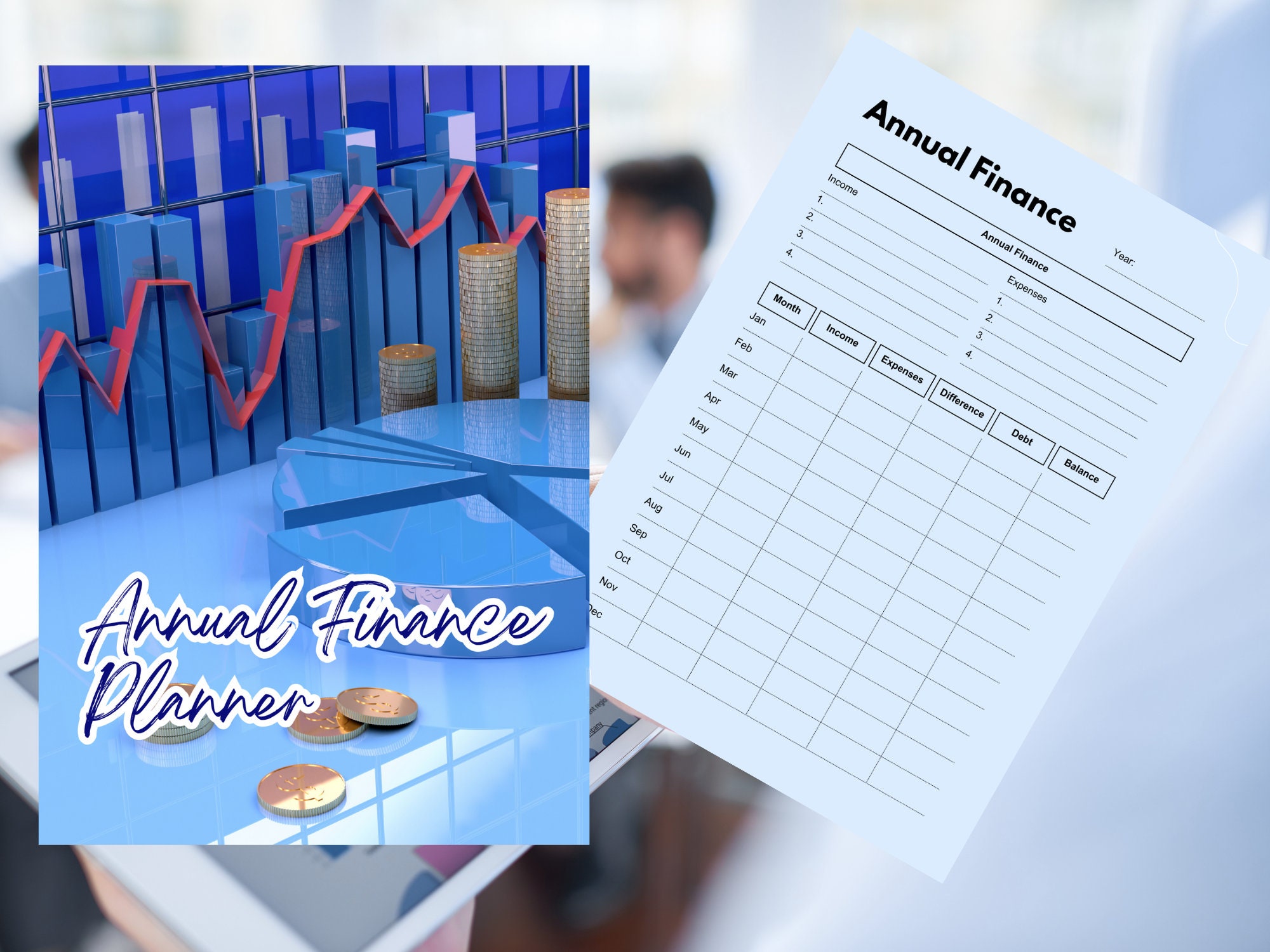 Finance Binder Plus,finance Planner,financial Binder,budget Planner ...