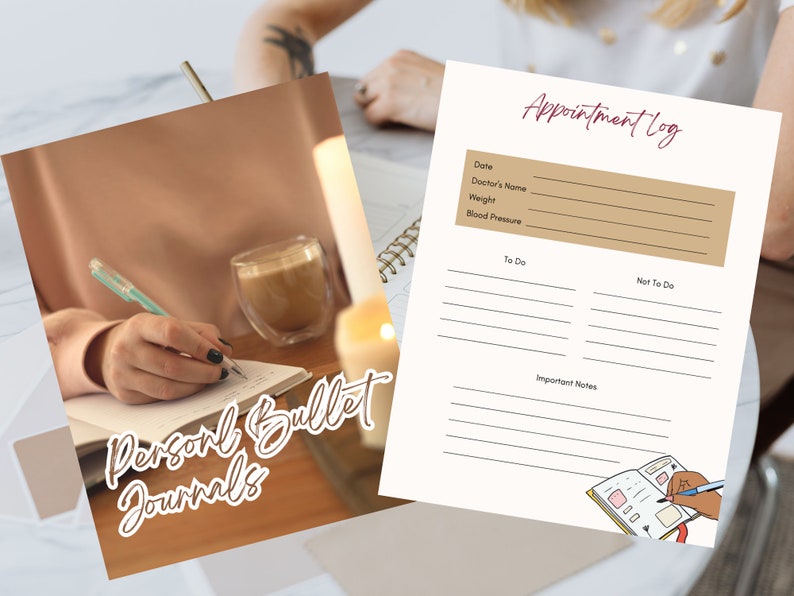 Personal Bullet Journal Printable Checklist Daily Weekly Planner ...