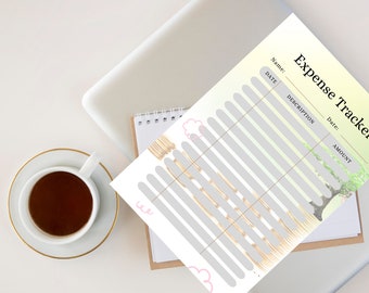 Expense Tracker, Business Expense Log Printable, Spending Tracker ...