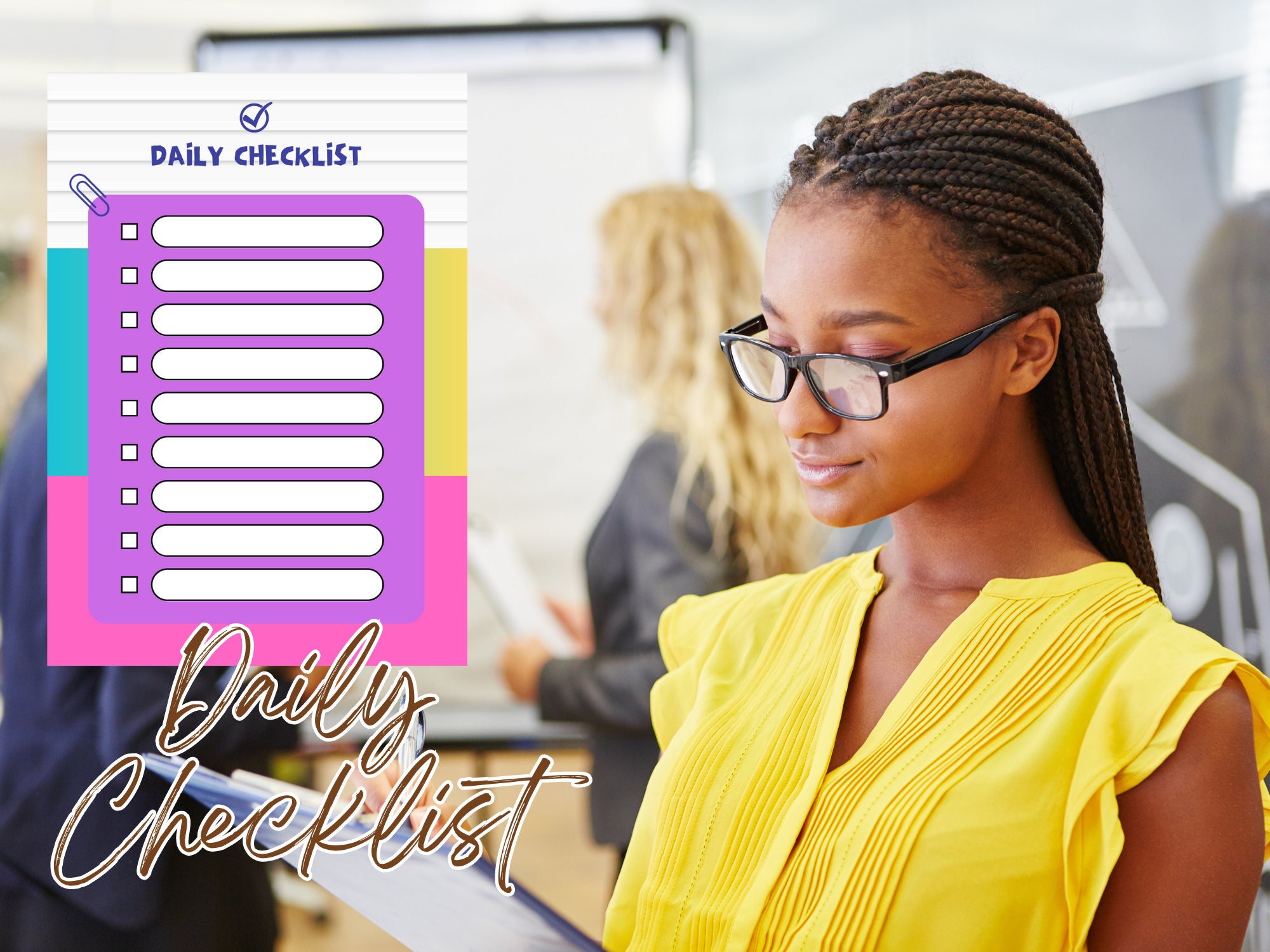 Printable Daily Checklist | Printable Weekly to Do List | Daily ...