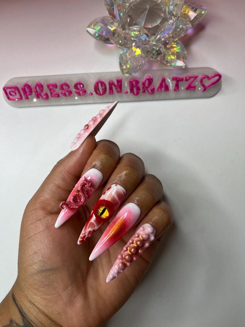 Custom Press Ons - Etsy