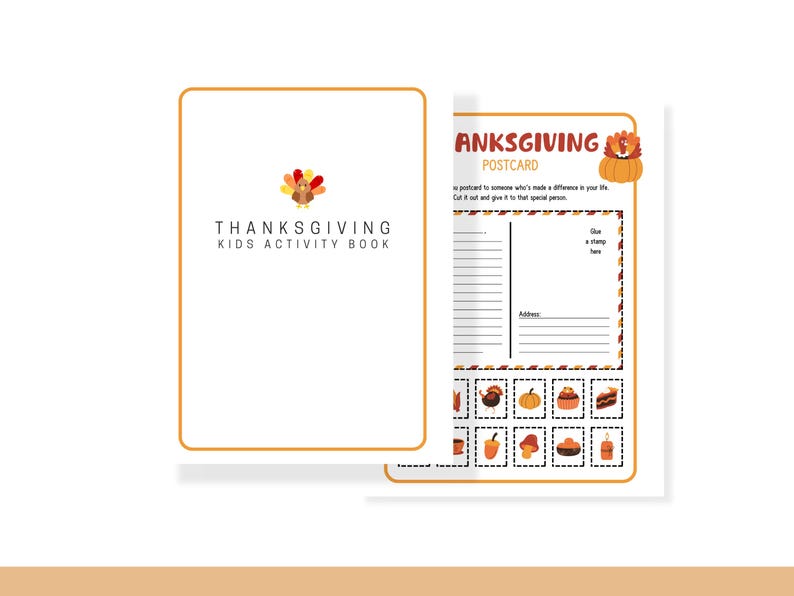 Thanksgiving Kids Activity Book | 30+ Pages of Printable Fun Fall ...