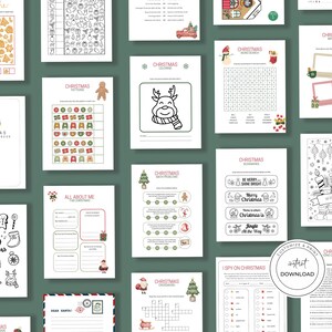 Christmas Kids Activity Book | Printable Fun & Festive Holiday ...