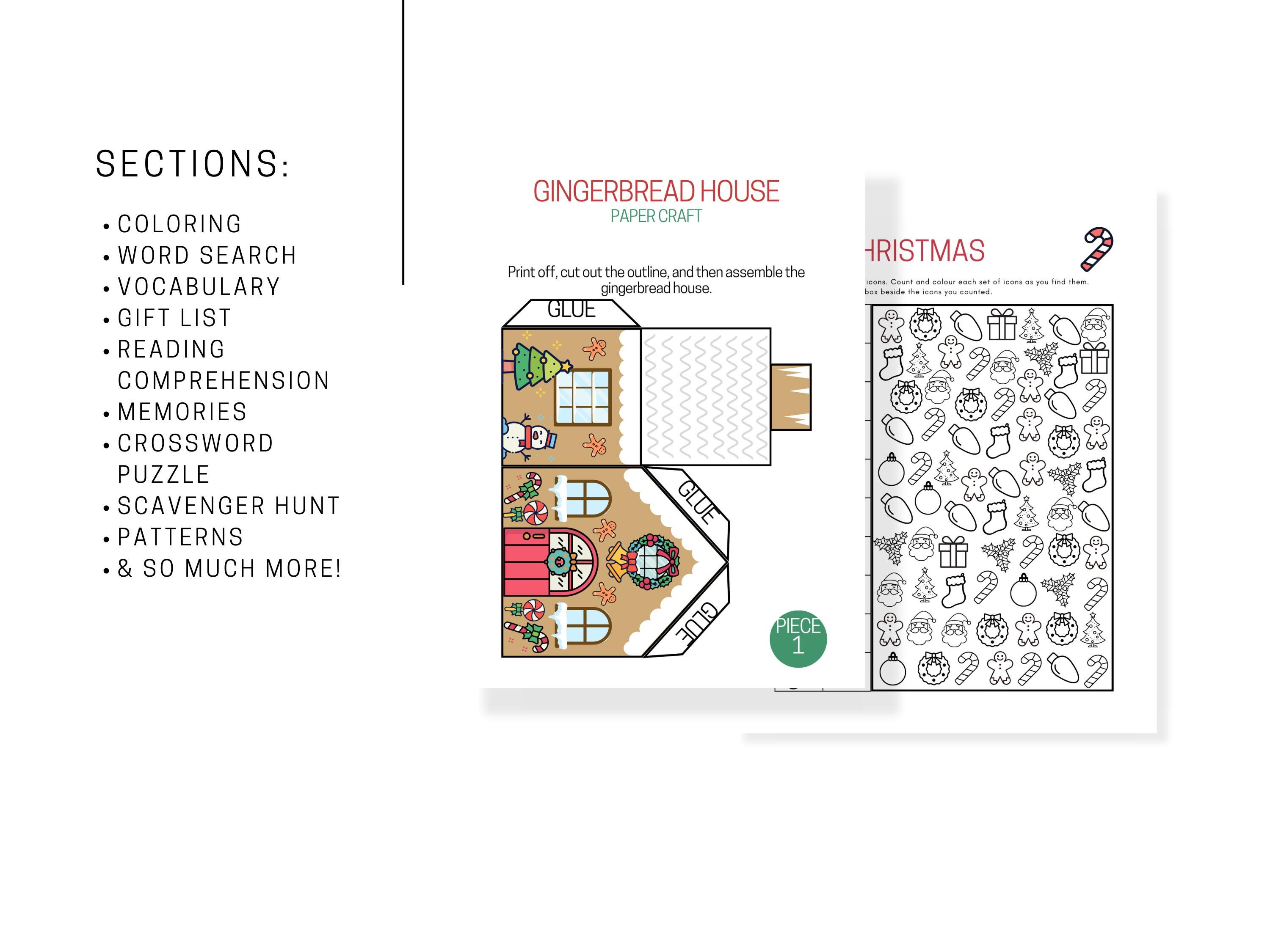 Christmas Kids Activity Book | Printable Fun & Festive Holiday ...