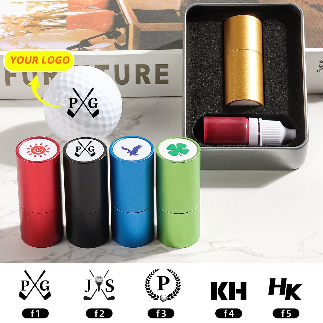 Personalized Golf Ball Stamper / Custom Name Stamp for Golf Balls ...