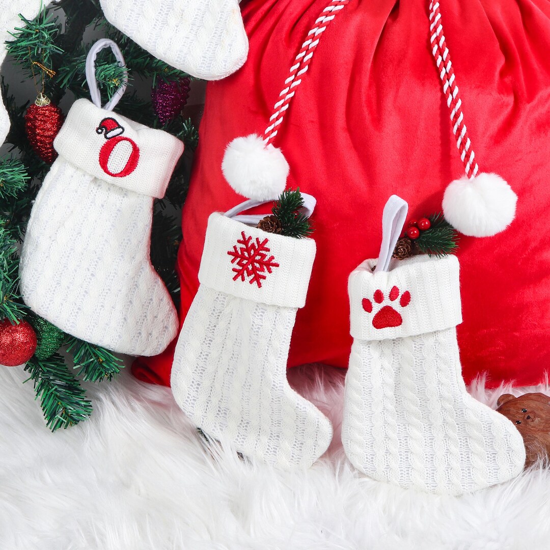 Personalized Embroidered Christmas Stockings, Mini Stockings, Family ...