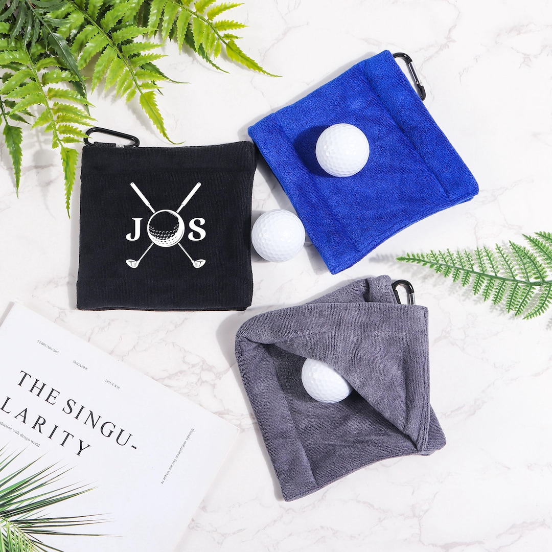 Custom Golf Towel,personalized LOGO Golf Towel, Gift for Him, Golf Gift ...