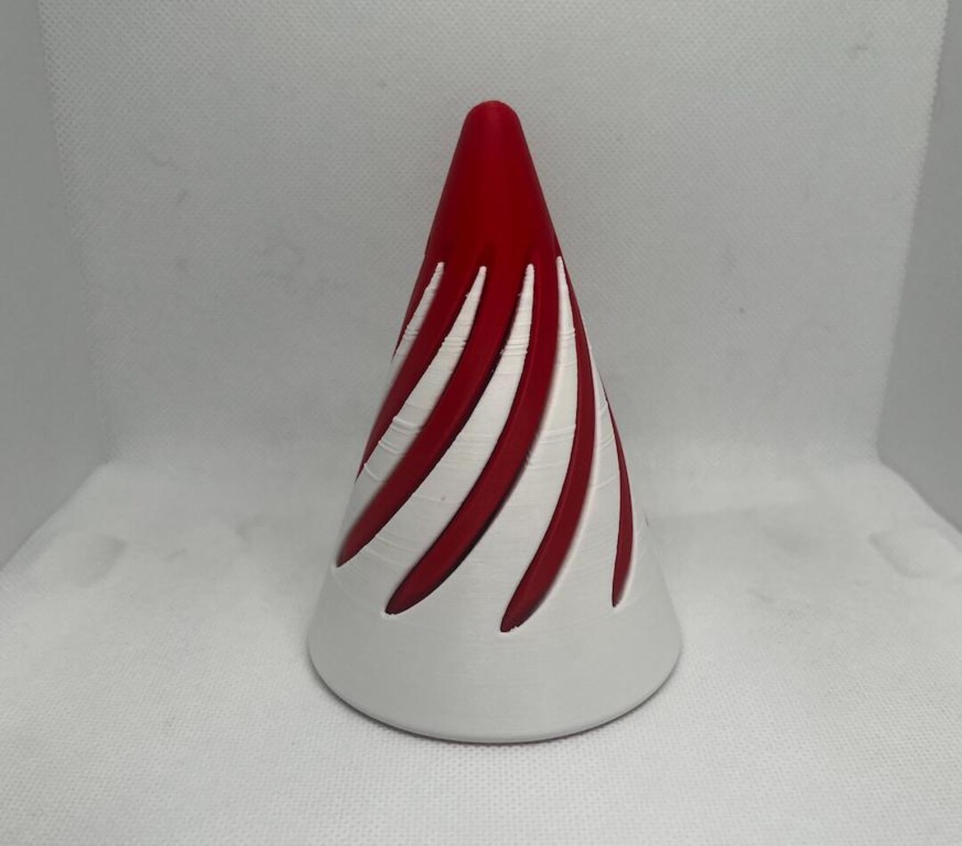 3D Printed Impossible Cone Spiral Fidget Toy Solid and Color Changing ...
