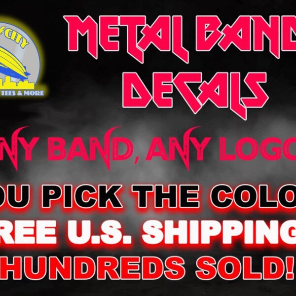 Heavy Metal Decals - Etsy