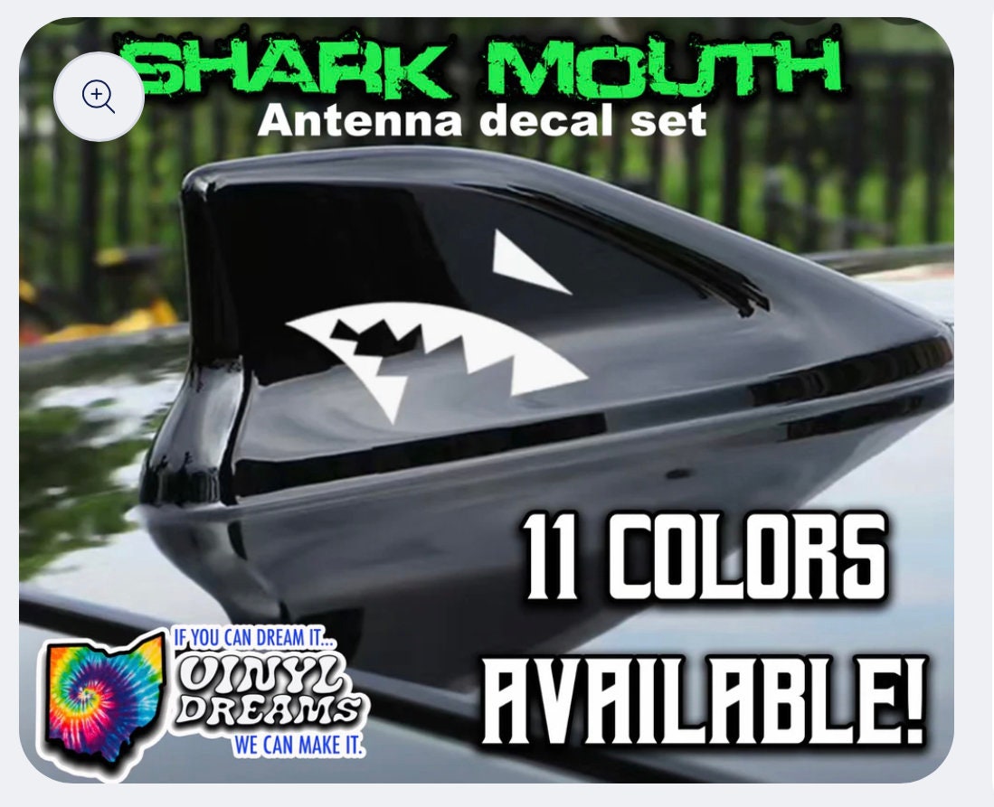 Shark Mouth Car Decal
