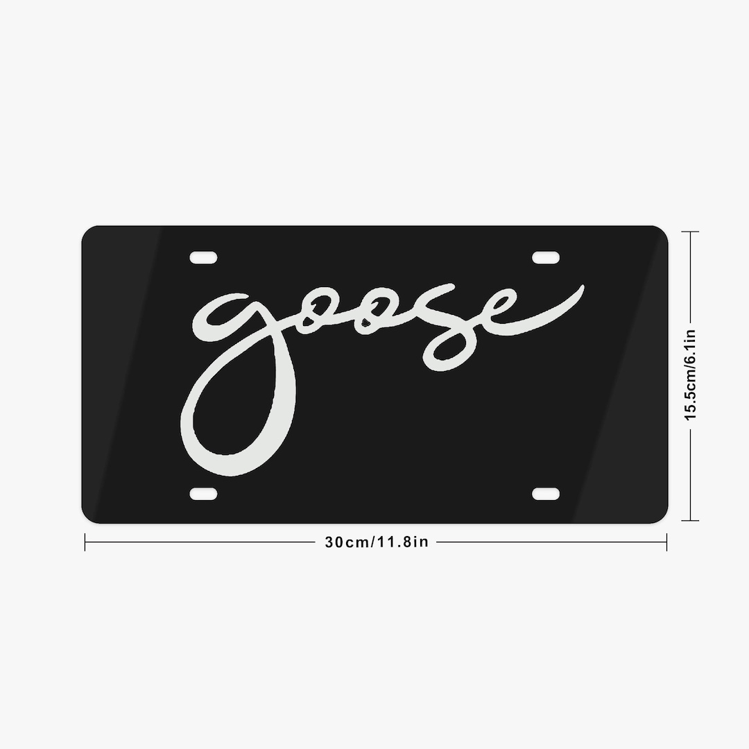 Goose Band License Plate Front Plate Car Accessories - Etsy