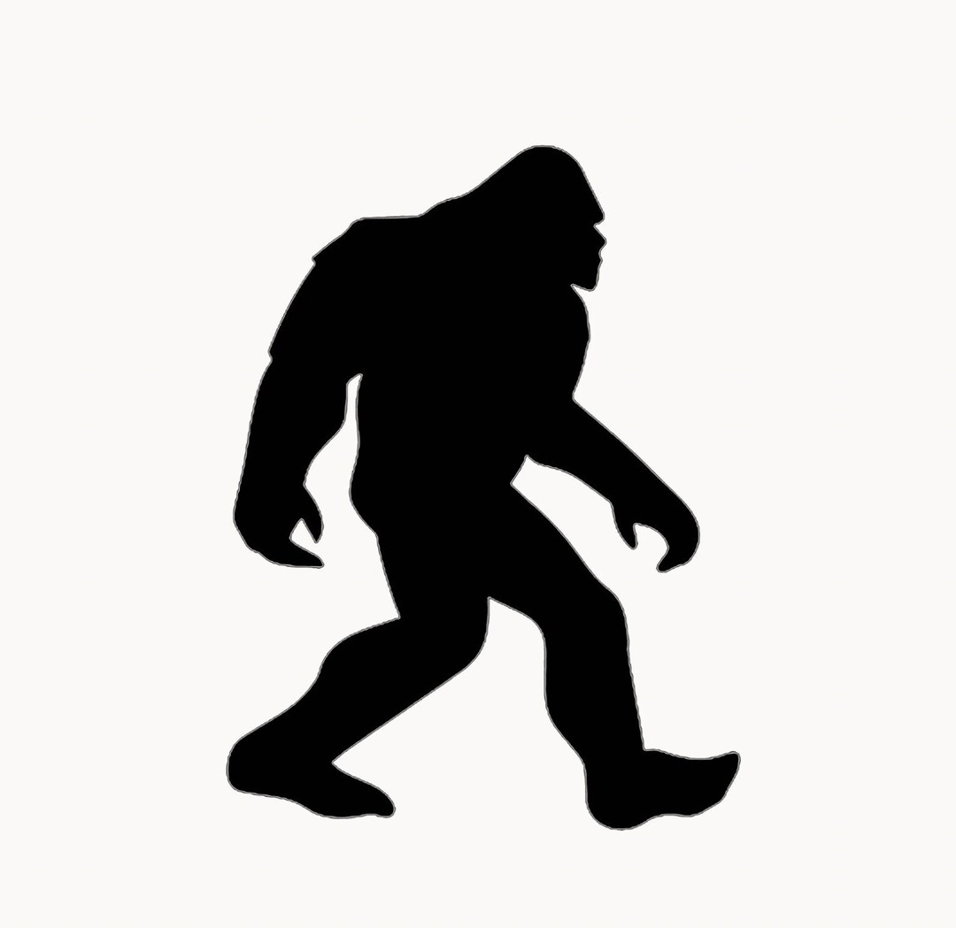 Sasquatch Bigfoot Window Decal Multiple Colors Available - Etsy