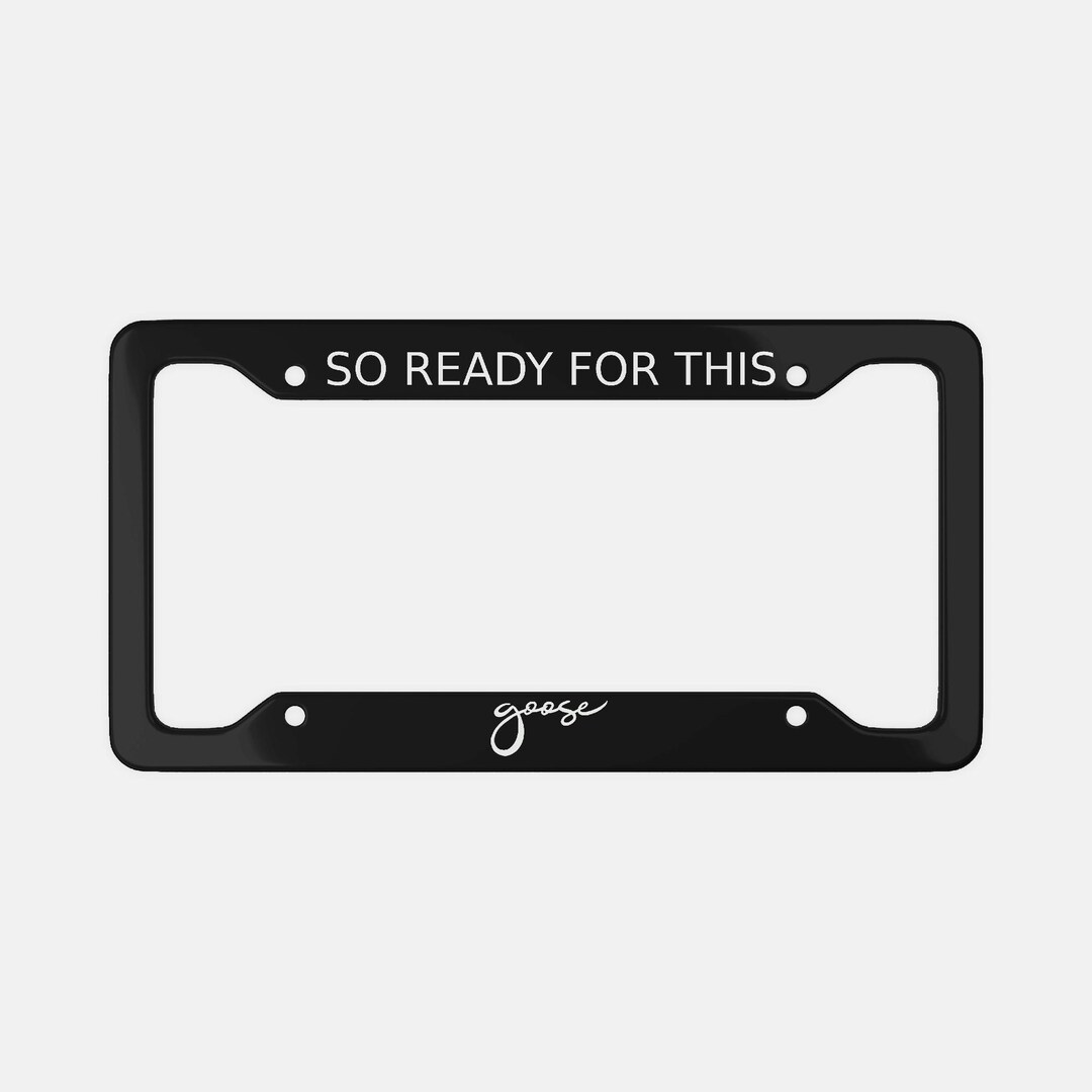 Goose Band so Ready License Plate Frame - Etsy