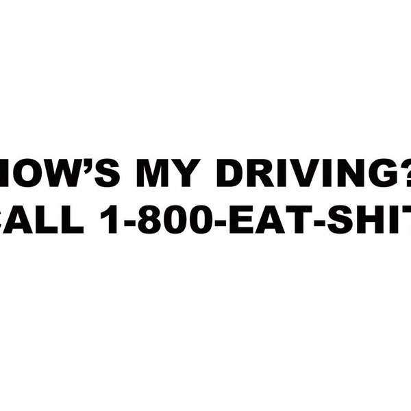 Driving Decal - Etsy