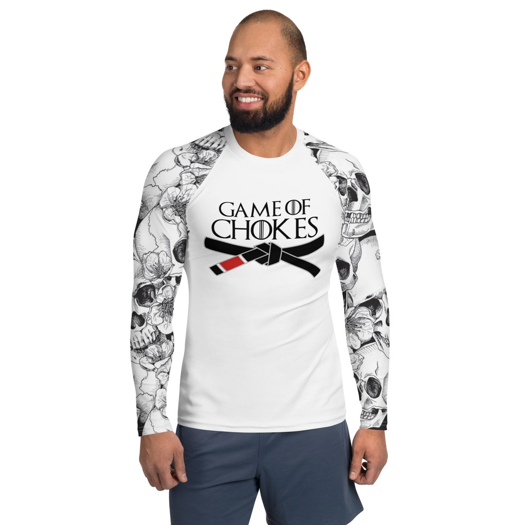 Game of Chokes BJJ No Gi Judo MMA Martial Arts Rash Guard - Etsy