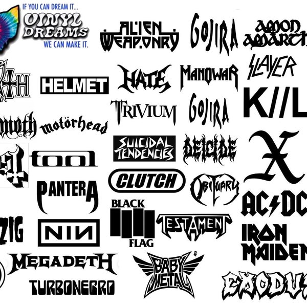 Buy Rock Band Decals - Etsy