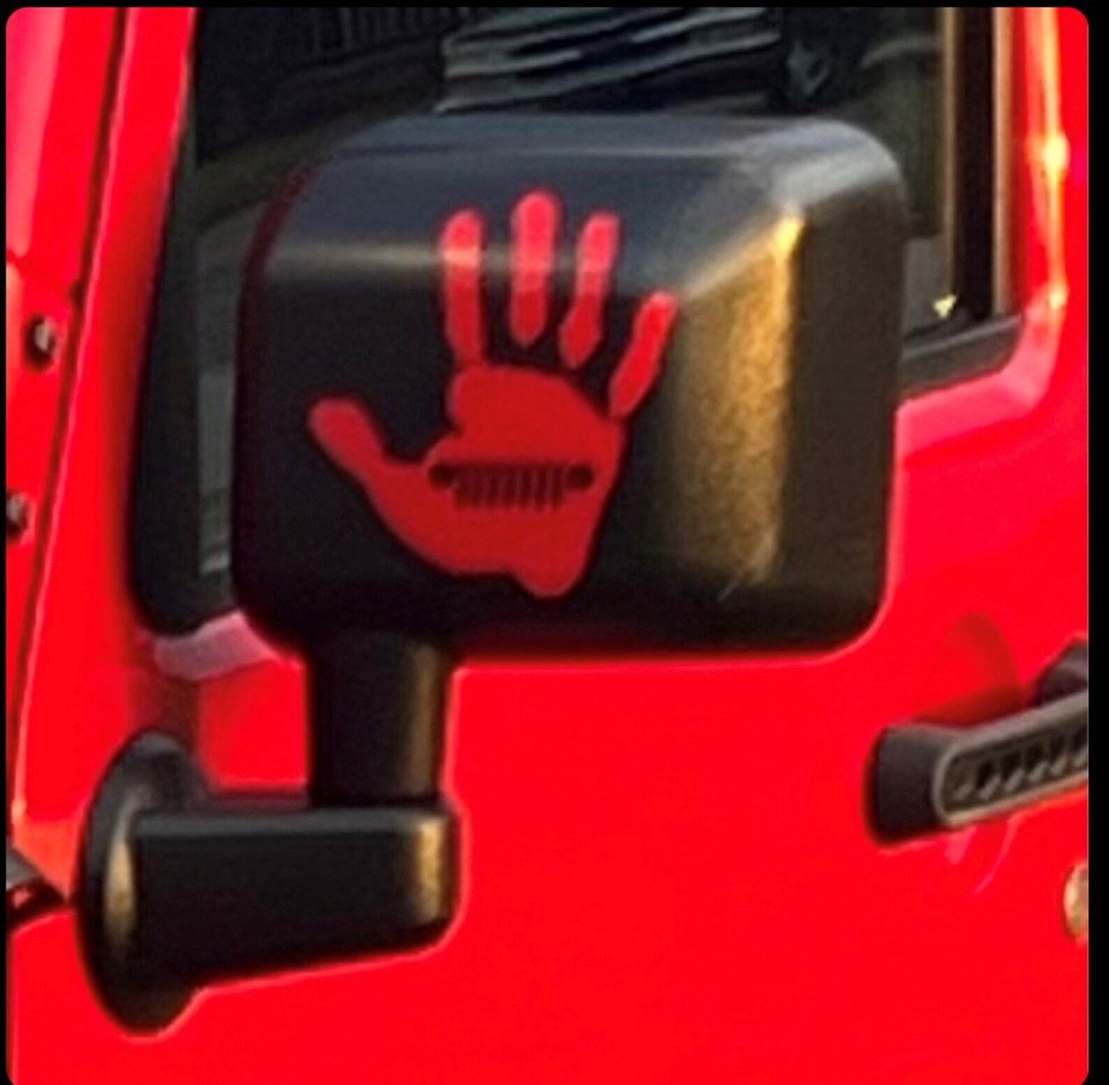 Mirror Wave Dammit Decal Set 2 Decals Wave Mirror Decal Peace Wave ...