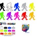 Sasquatch Bigfoot Window Decal Multiple Colors Available - Etsy