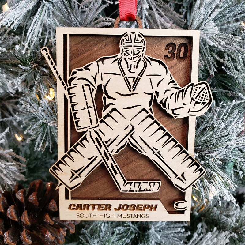 Hockey Goalie Svg - Etsy