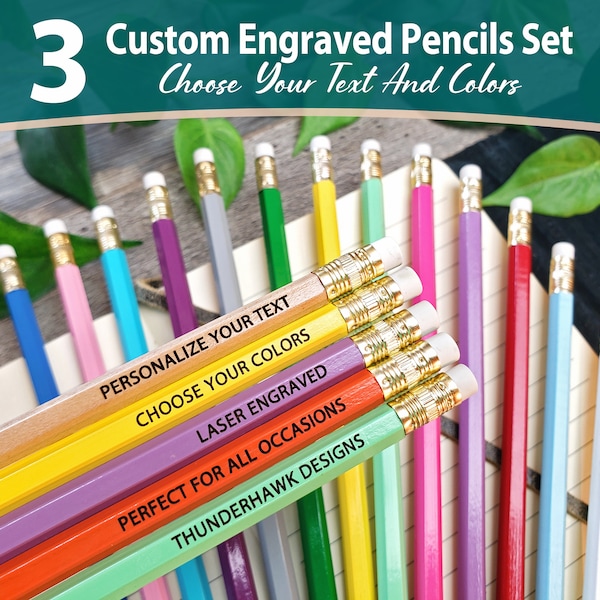 Custom Pencils - Etsy
