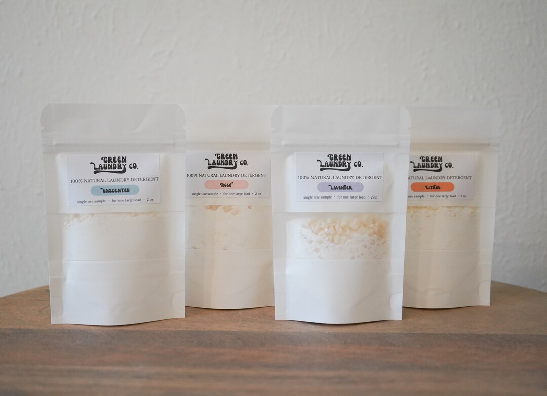 Natural Laundry Detergent Samples, Single Wash Laundry Detergent, Non ...