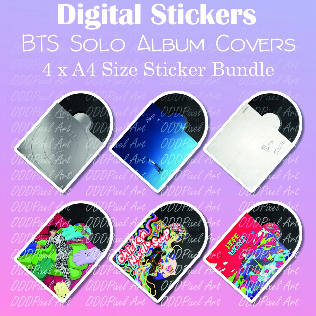 Embrace Bts's Solo Artistry With the Complete Album Cover Digital ...