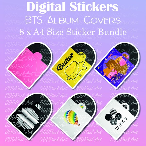 Bts Album Stickers - Etsy