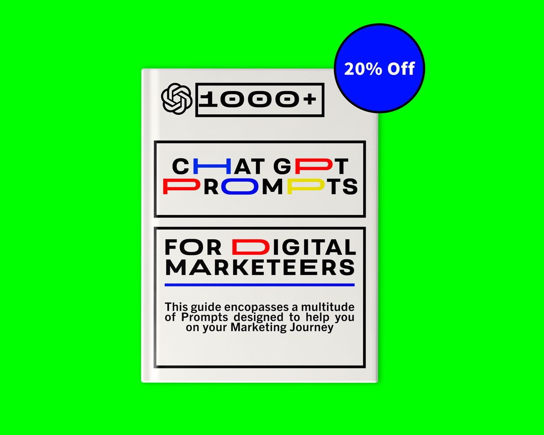 Chatgpt Prompts for Digital Marketers Unlock Your Full Potential With ...