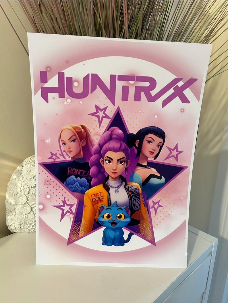 K-pop Demon Hunters A4 Print *print Only* - Etsy