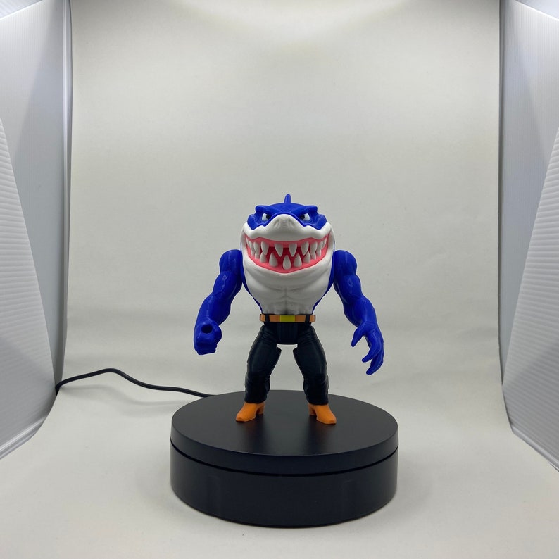 Full Color and Posable 3D Printed Street Sharks Ripster Slammu Jab ...
