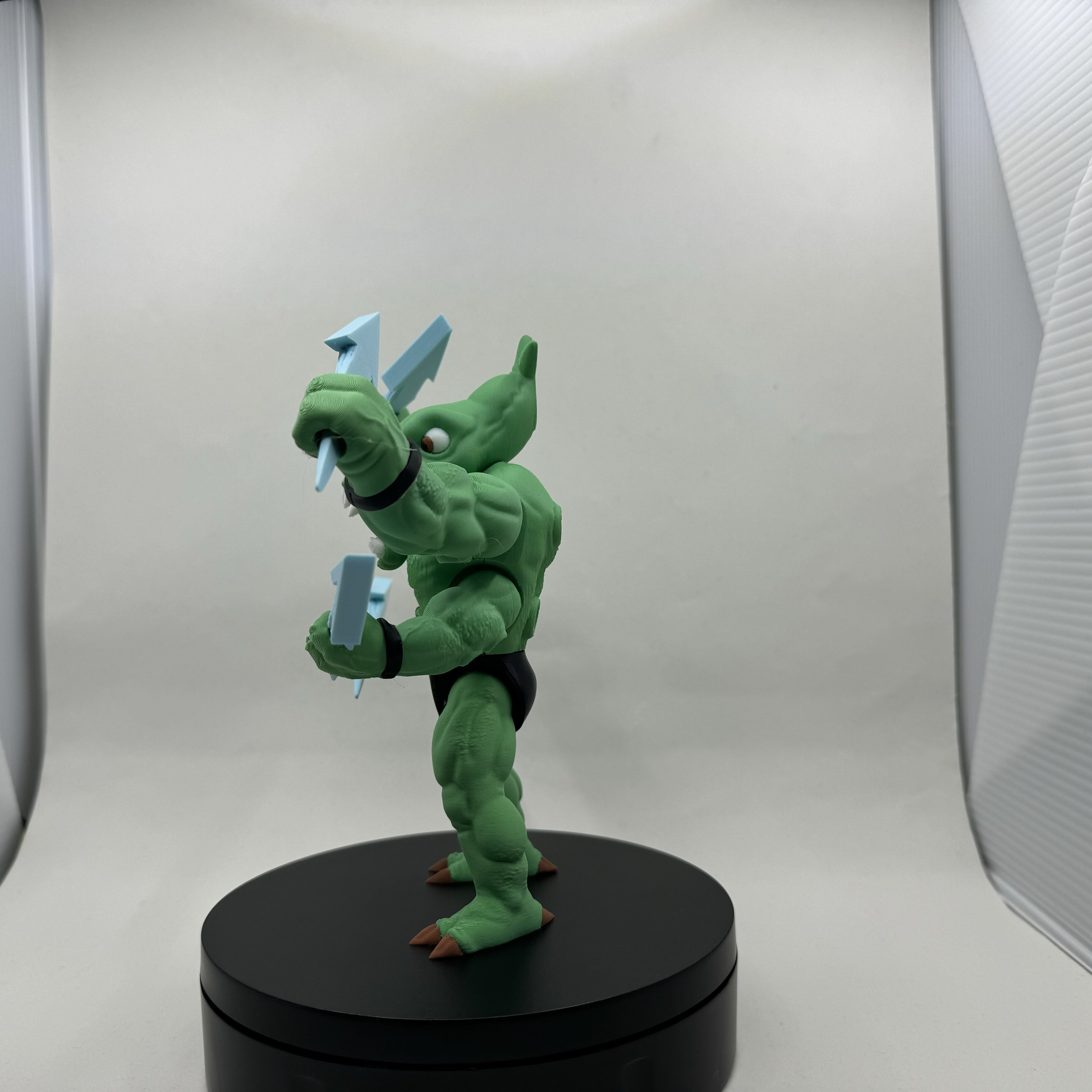 Full Color and Posable 3D Printed Street Sharks Killamari Villain 90s ...