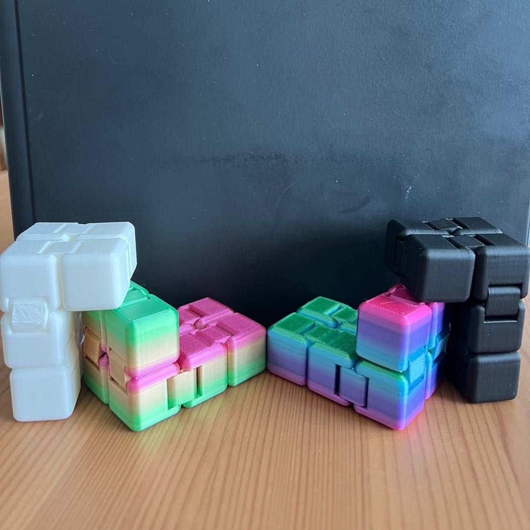 Fidget Infinity Cube 3D Printed ADHD Toy - Etsy