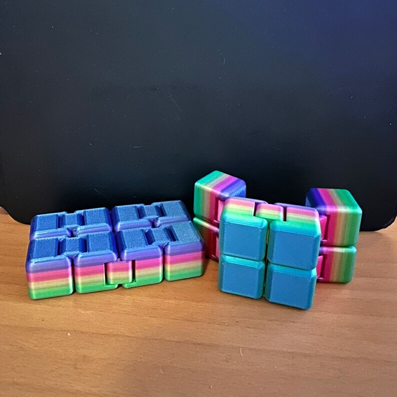Fidget Infinity Cube 3D Printed ADHD Toy - Etsy
