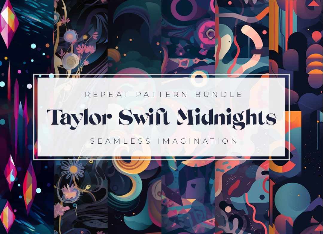 Taylor Swift's "midnights" - 6 Premium Seamless Patterns - Etsy