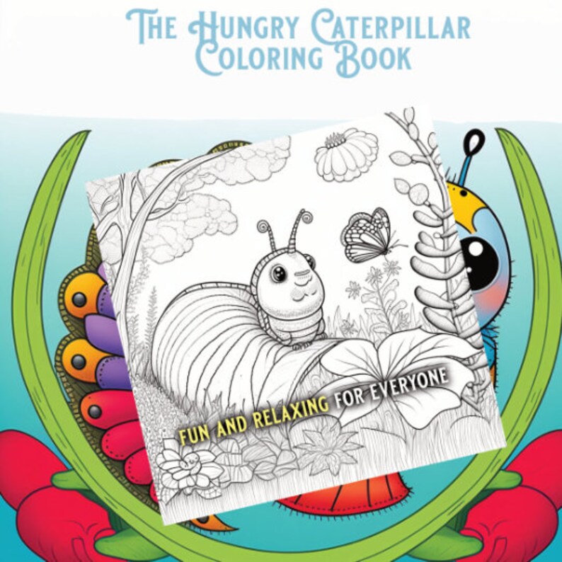 Printable Hungry Caterpillar Coloring Book PDF Format | A Colorful ...