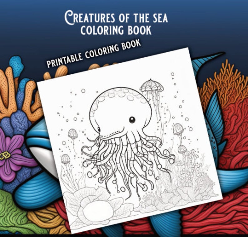 Printable Creatures Coloring Book PDF Format | 27 Charming Pages ...