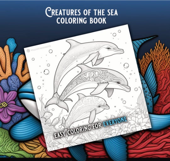 Printable Creatures Coloring Book PDF Format | 27 Charming Pages ...