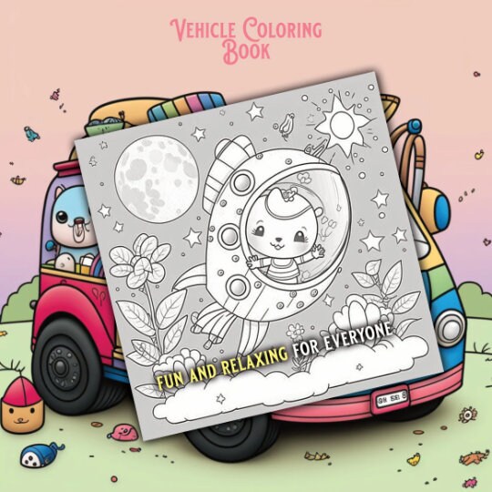 Printable Vehicle Coloring Book for Kids | 30 Fun and Engaging ...