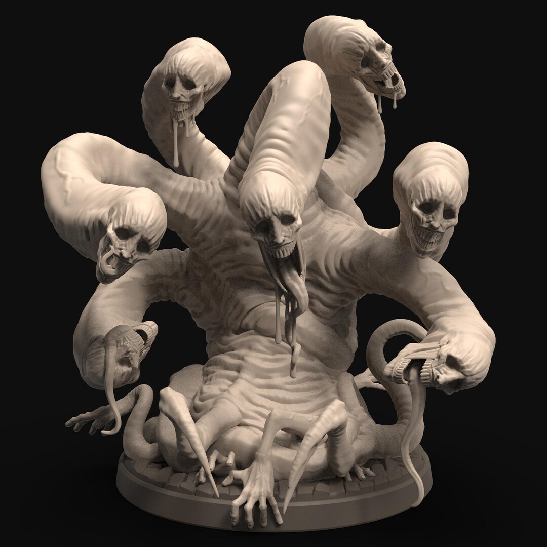 Adult Fake Hydra - 3D Printed / Fantasy / the Lord of the Rings ...