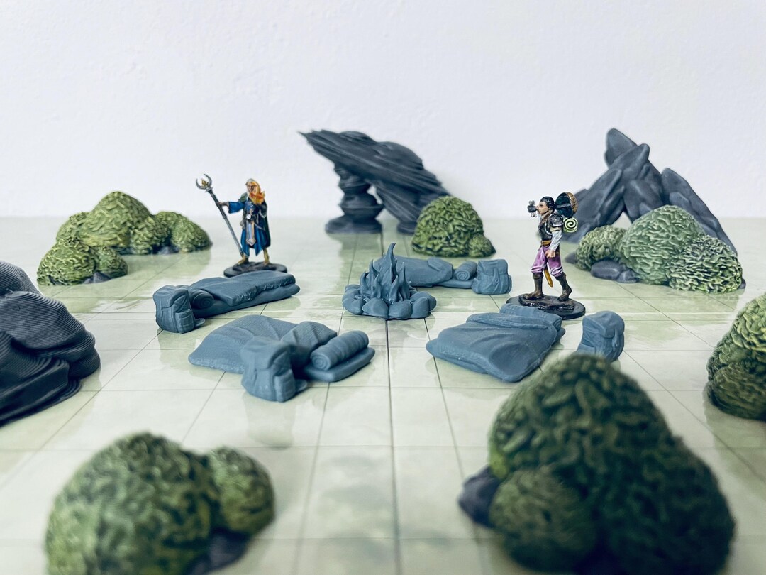 LIGHTWEIGHT CAMPING - 3D Printed / Fantasy / Terrain / Landscape ...