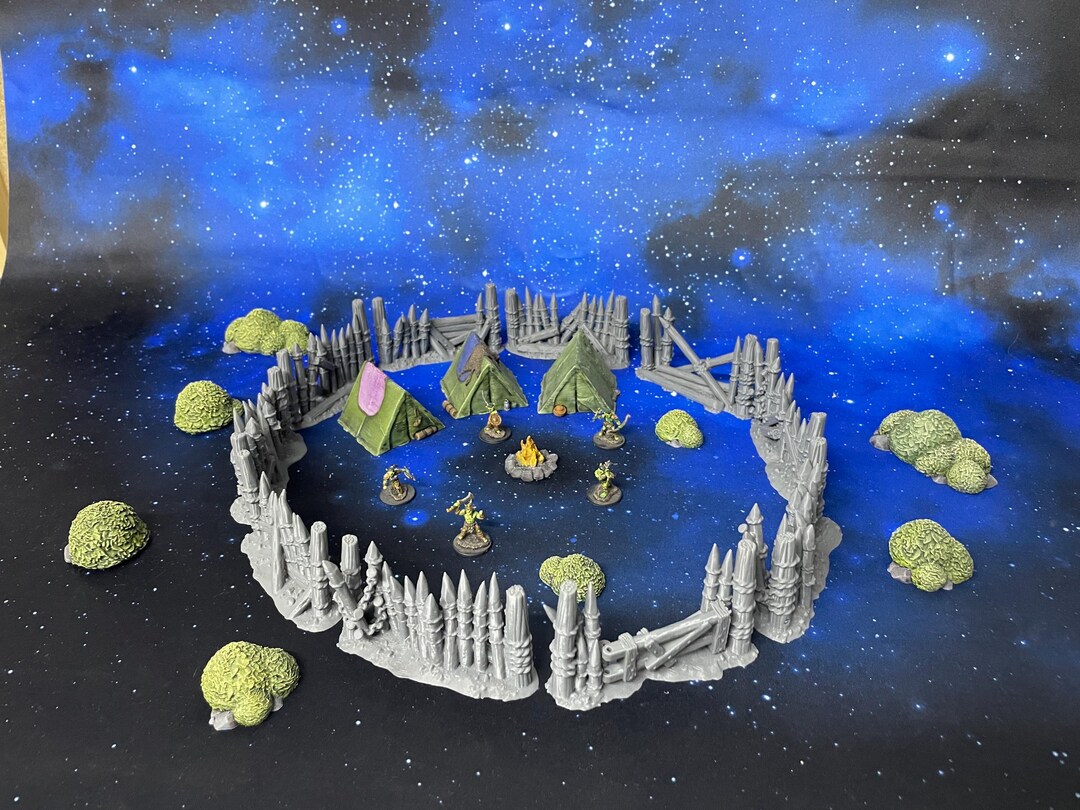 Orc/goblin/barbarian Palisade - Warhammer/fantasy/terrain/landscape ...