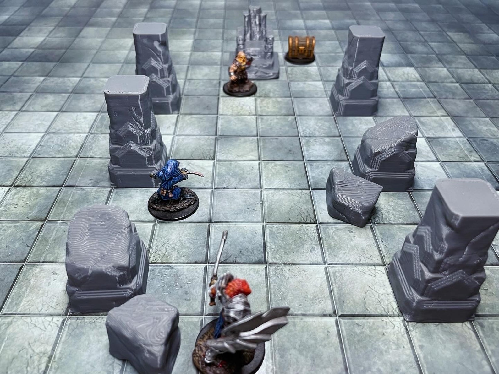 STONE HALL - 3D Printed / Fantasy / Terrain / Landscape / Ruins / the ...