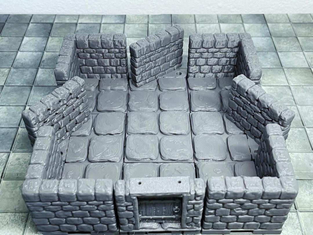MODULAR DUNGEON V.2 3D Printed / Fantasy / Terrain / Landscape / Ruins ...