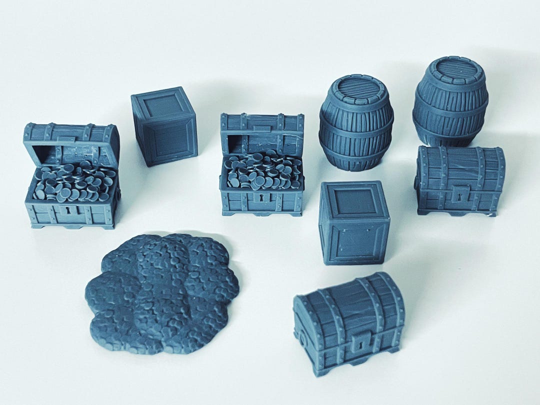 TREASURES and REWARDS - 3D Printed / Fantasy / Terrain / Landscape ...