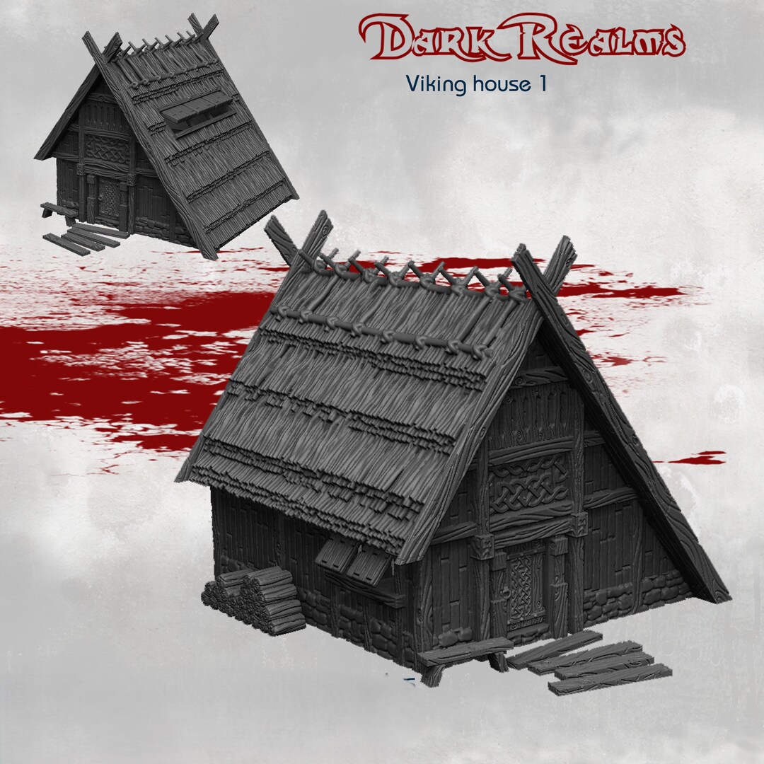 HOUSE ROHAN / VIKINGS 3D Printed / Fantasy / Terrain / Landscape ...