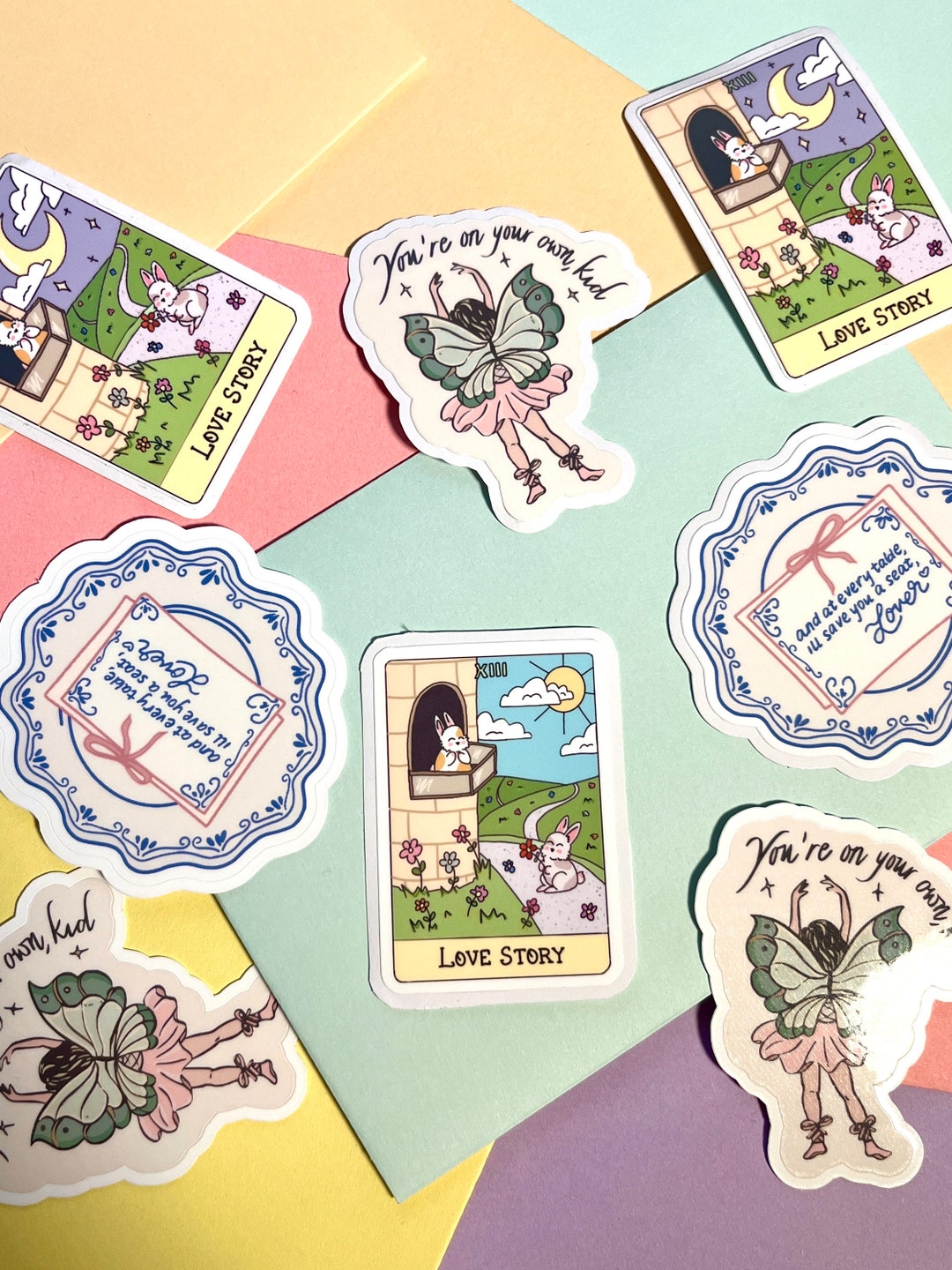 Taylor Swift Vinyl Sticker 4 Pack, Glossy and Waterproof Finish ...