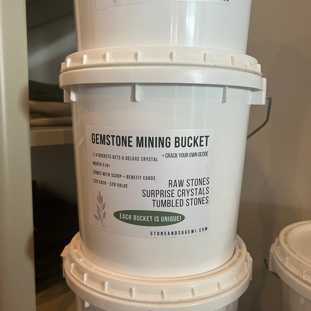GEMSTONE MINING BUCKETS - Etsy
