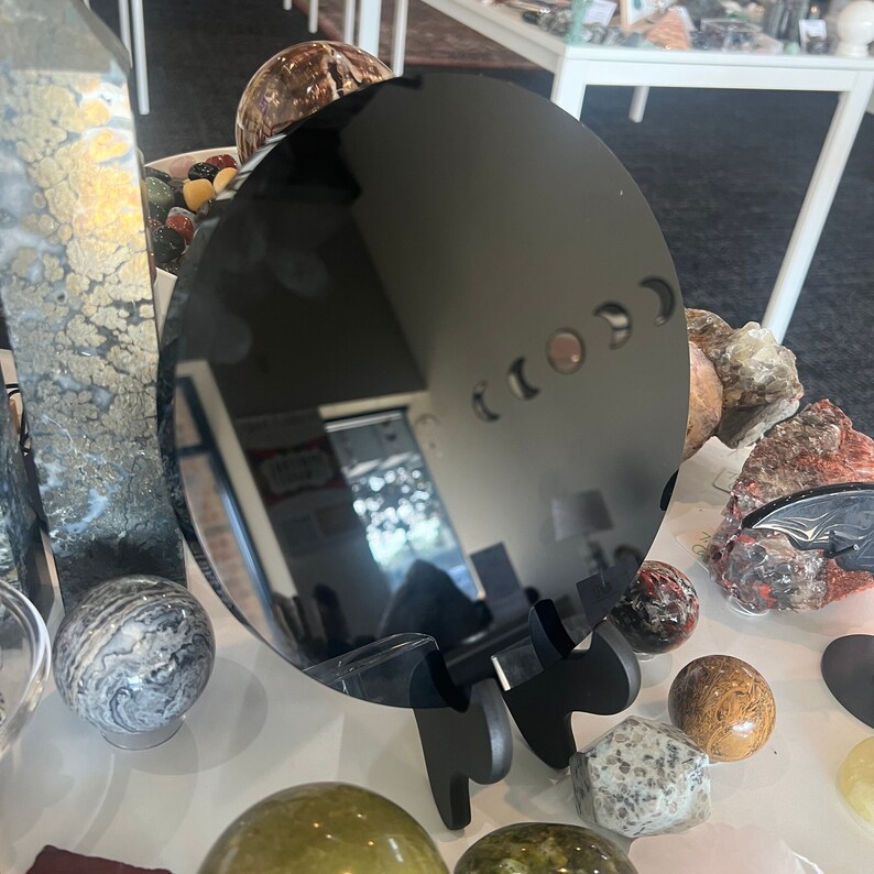 Obsidian SCRYING MAGIC MIRROR - Etsy