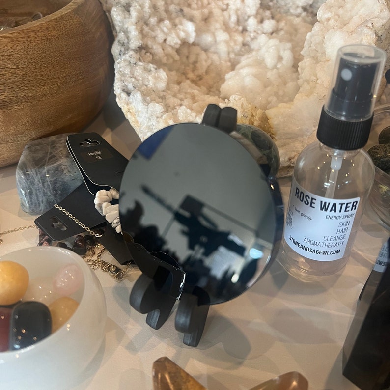 Obsidian SCRYING MAGIC MIRROR - Etsy