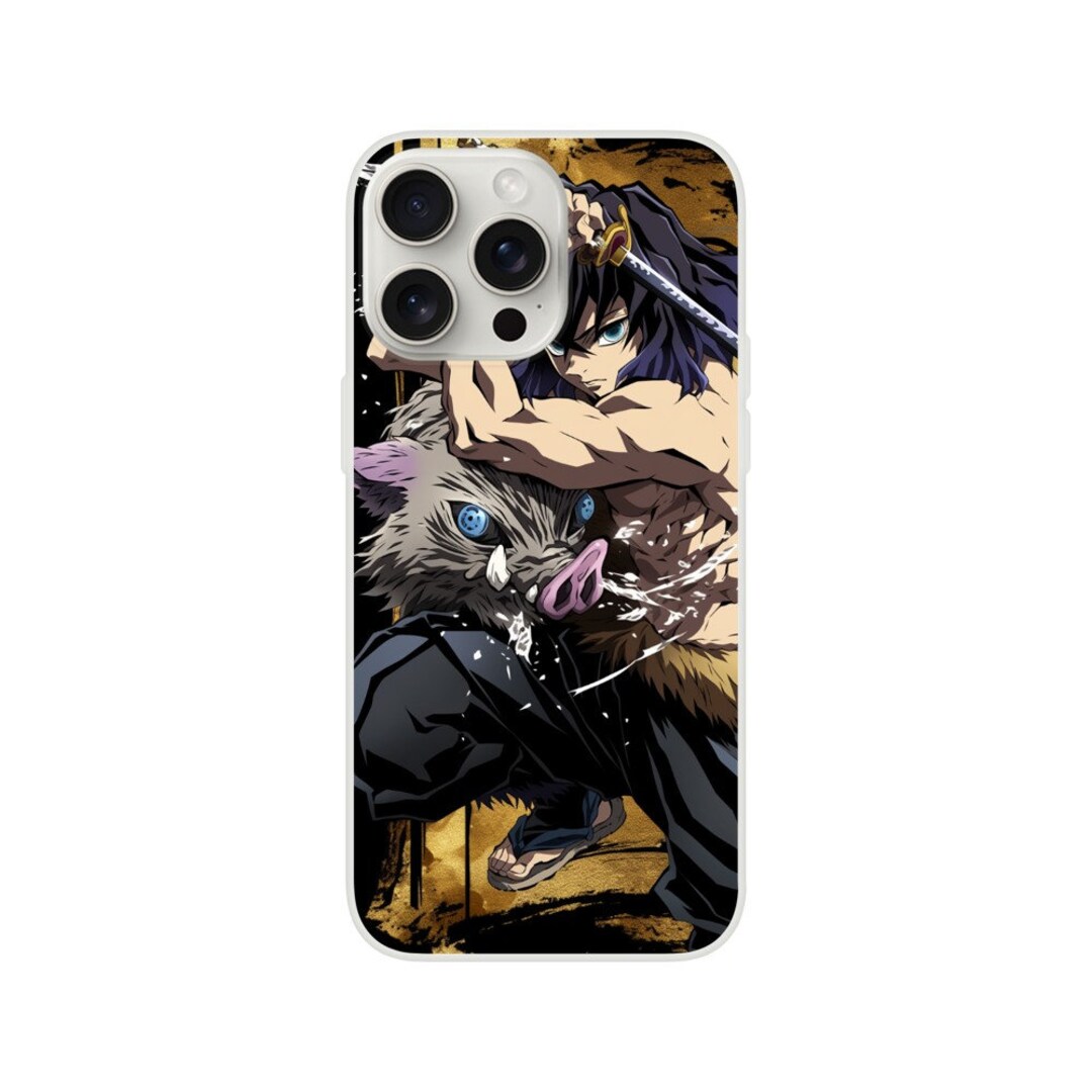 Inosuke Hashibira Flame Hashira Demon Slayer Phone Case for iPhone 15 ...